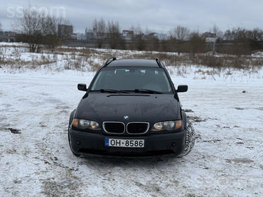 Black BMW 320 2002 in Riga, with an engine capacity of 2.00 L and mileage of 388 thousand km for 1400 €, photo 2 on AUTOMOTO.COM.LV