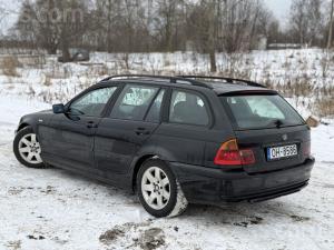 Black BMW 320 2002 in Riga, with an engine capacity of 2.00 L and mileage of 388 thousand km for 1400 €, photo 5 on AUTOMOTO.COM.LV