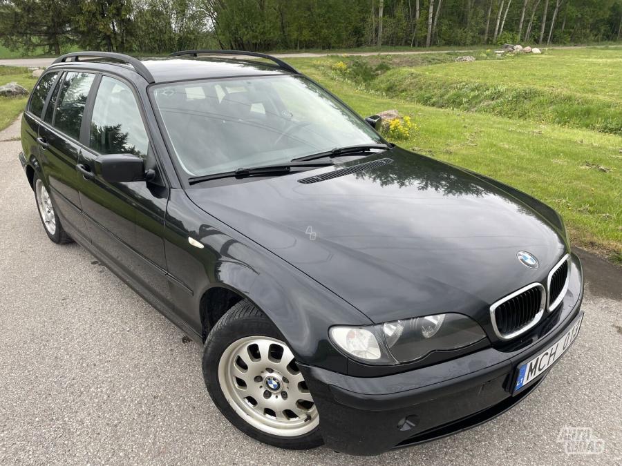 Black BMW 320 2002 in Jonava, with an engine capacity of 2.00 L and mileage of 480 thousand km for 1700 €, photo 1 on AUTOMOTO.COM.LV