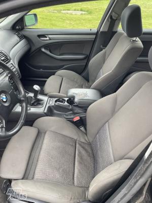 Black BMW 320 2002 in Jonava, with an engine capacity of 2.00 L and mileage of 480 thousand km for 1700 €, photo 11 on AUTOMOTO.COM.LV