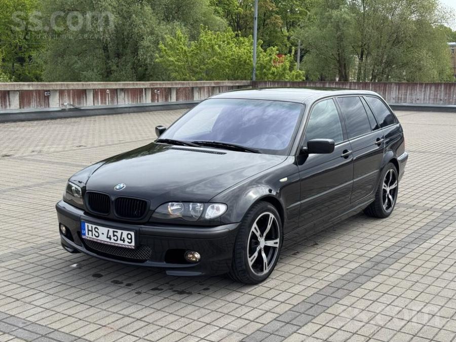 Black BMW 320 2002 in Riga, with an engine capacity of 2.00 L and mileage of 322 thousand km for 4200 €, photo 3 on AUTOMOTO.COM.LV