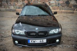 Black BMW 320 2002 in Valmiera, with an engine capacity of 2.00 L and mileage of 353 thousand km for 3995 €, photo 7 on AUTOMOTO.COM.LV