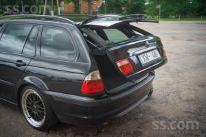 Black BMW 320 2002 in Valmiera, with an engine capacity of 2.00 L and mileage of 353 thousand km for 3995 €, photo 10 on AUTOMOTO.COM.LV
