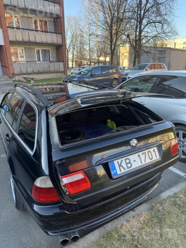 Черный БМВ 320 2002 в Кулдига, объемом двигателя 2.20 л и пробегом 336 тыс. км за 2900 €, фото 3 на AUTOMOTO.COM.LV