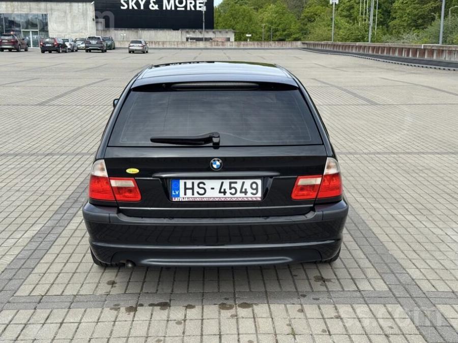 Black BMW 320 2002 in Riga, with an engine capacity of 2.00 L and mileage of 322 thousand km for 4200 €, photo 7 on AUTOMOTO.COM.LV
