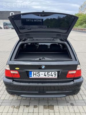 Black BMW 320 2002 in Riga, with an engine capacity of 2.00 L and mileage of 322 thousand km for 4200 €, photo 16 on AUTOMOTO.COM.LV