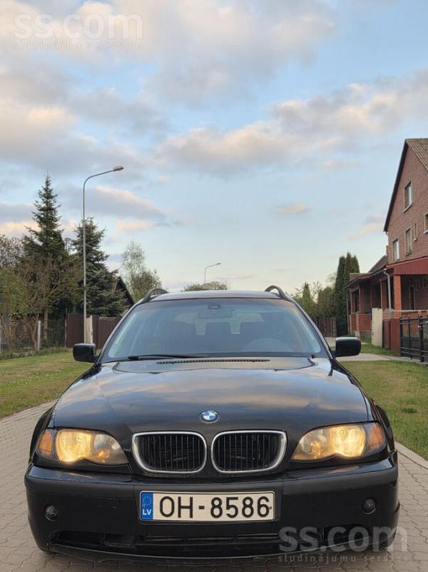 Black BMW 320 2002 in Tukums, with an engine capacity of 2.00 L and mileage of 395 thousand km for 1450 €, photo 3 on AUTOMOTO.COM.LV