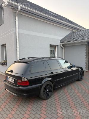Black BMW 320 2002 in Liepaja, with an engine capacity of 2.00 L and mileage of 242 thousand km for 2100 €, photo  on AUTOMOTO.COM.LV