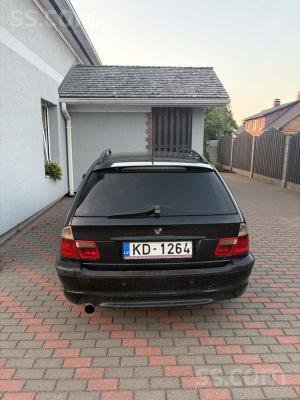 Black BMW 320 2002 in Liepaja, with an engine capacity of 2.00 L and mileage of 242 thousand km for 2100 €, photo 3 on AUTOMOTO.COM.LV