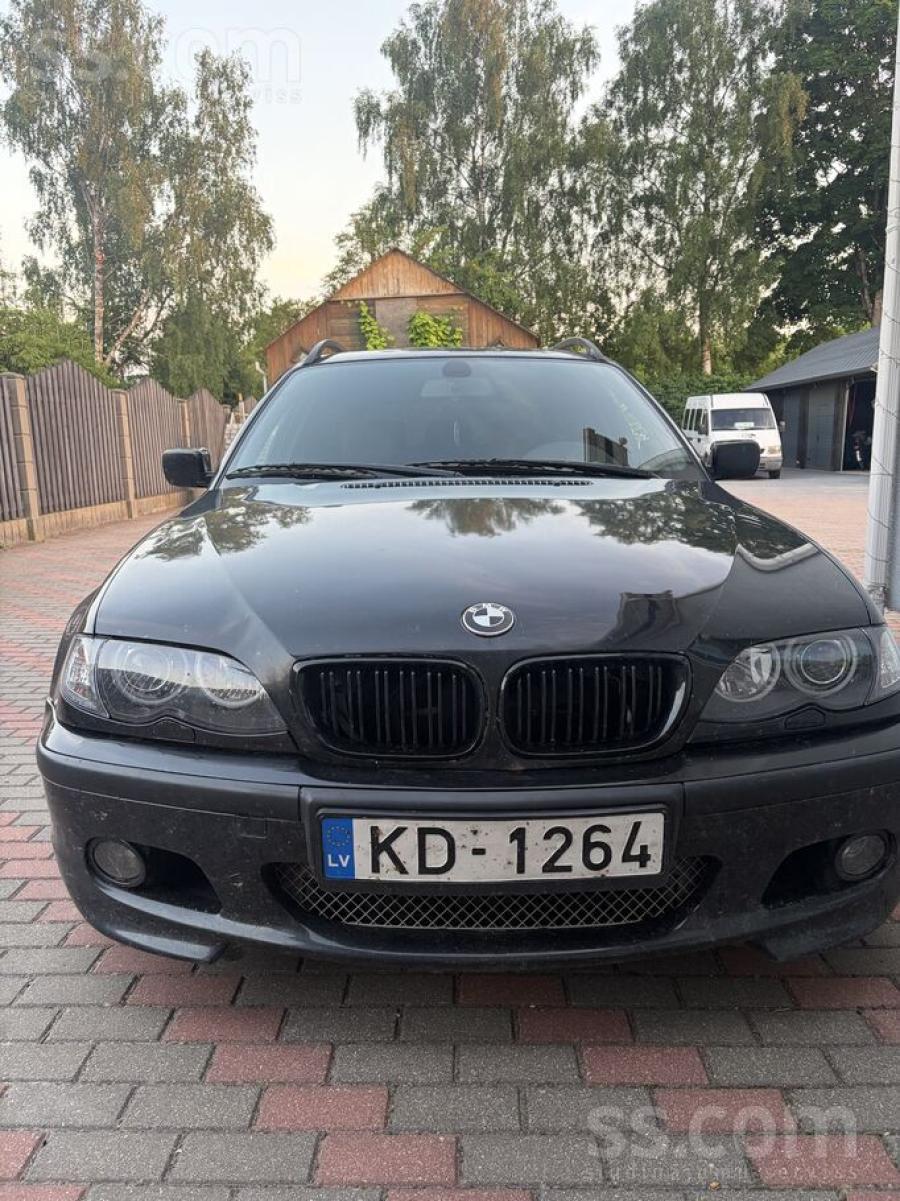 Black BMW 320 2002 in Liepaja, with an engine capacity of 2.00 L and mileage of 242 thousand km for 2100 €, photo 4 on AUTOMOTO.COM.LV