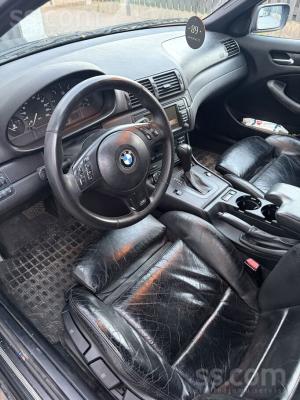 Black BMW 320 2002 in Liepaja, with an engine capacity of 2.00 L and mileage of 242 thousand km for 2100 €, photo 7 on AUTOMOTO.COM.LV