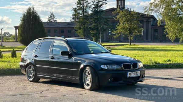 Black BMW 320 2002 in Riga, with an engine capacity of 2.00 L and mileage of 396 thousand km for 2500 €, photo 3 on AUTOMOTO.COM.LV