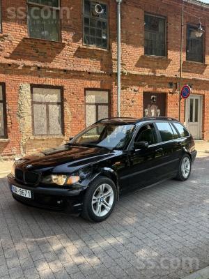 Black BMW 320 2002 in Kuldiga, with an engine capacity of 2.20 L and mileage of 338 thousand km for 2200 €, photo 3 on AUTOMOTO.COM.LV