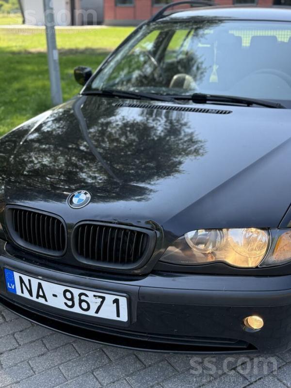 Black BMW 320 2002 in Kuldiga, with an engine capacity of 2.20 L and mileage of 338 thousand km for 2200 €, photo 6 on AUTOMOTO.COM.LV