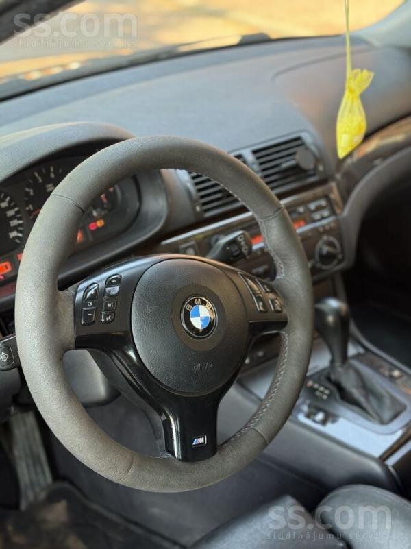 Black BMW 320 2002 in Kuldiga, with an engine capacity of 2.20 L and mileage of 338 thousand km for 2200 €, photo 9 on AUTOMOTO.COM.LV