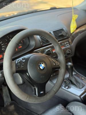 Black BMW 320 2002 in Kuldiga, with an engine capacity of 2.20 L and mileage of 338 thousand km for 2200 €, photo 10 on AUTOMOTO.COM.LV