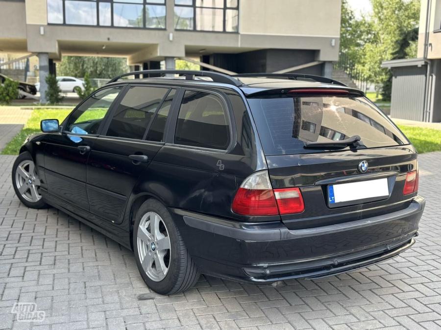 Black BMW 320 2002 in Kaunas, with an engine capacity of 2.00 L and mileage of 500 thousand km for 1500 €, photo 5 on AUTOMOTO.COM.LV