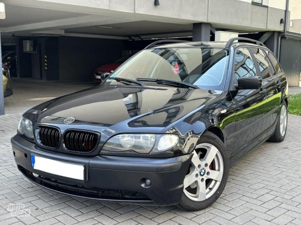 Black BMW 320 2002 in Kaunas, with an engine capacity of 2.00 L and mileage of 500 thousand km for 1500 €, photo 6 on AUTOMOTO.COM.LV