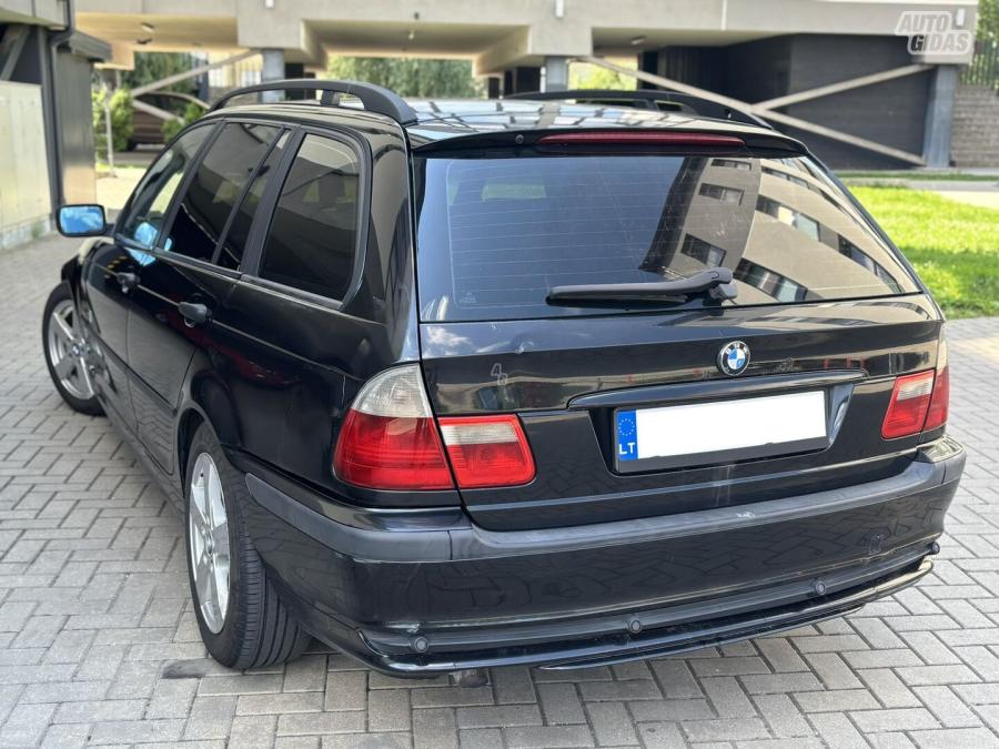 Black BMW 320 2002 in Kaunas, with an engine capacity of 2.00 L and mileage of 500 thousand km for 1500 €, photo 11 on AUTOMOTO.COM.LV