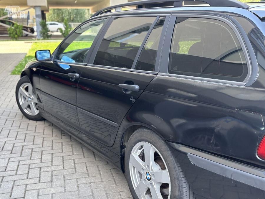 Black BMW 320 2002 in Kaunas, with an engine capacity of 2.00 L and mileage of 500 thousand km for 1500 €, photo 12 on AUTOMOTO.COM.LV