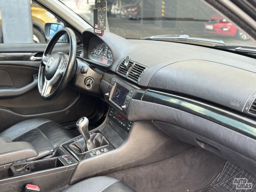 Black BMW 320 2002 in Kaunas, with an engine capacity of 2.00 L and mileage of 500 thousand km for 1500 €, photo 18 on AUTOMOTO.COM.LV
