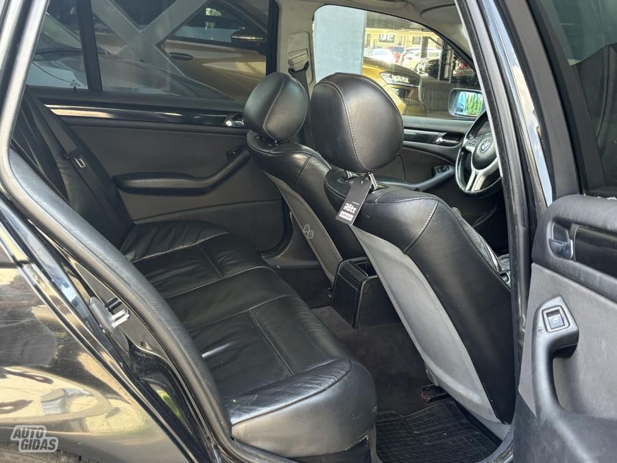 Black BMW 320 2002 in Kaunas, with an engine capacity of 2.00 L and mileage of 500 thousand km for 1500 €, photo 20 on AUTOMOTO.COM.LV