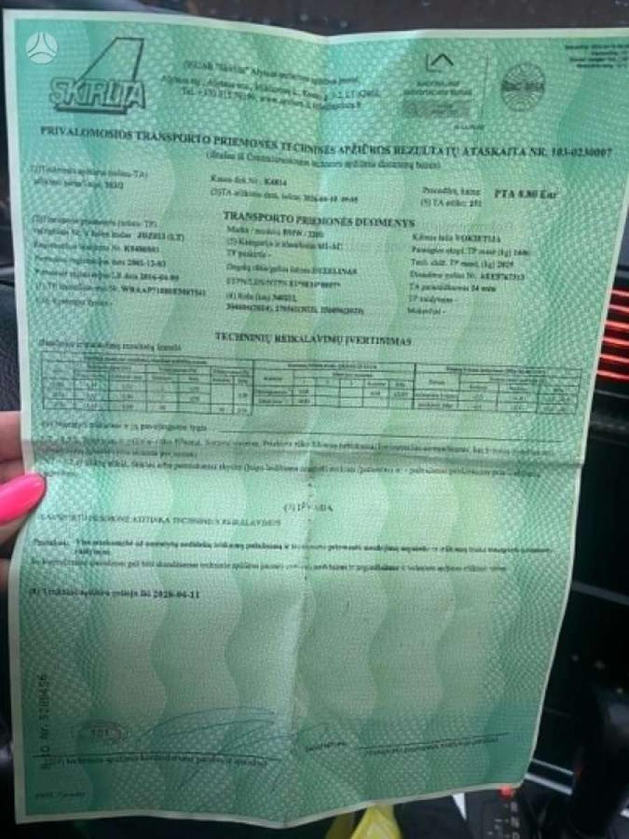 Черный БМВ 320 2002 в Каунас, объемом двигателя 2.00 л и пробегом 351 тыс. км за 2200 €, фото 15 на AUTOMOTO.COM.LV