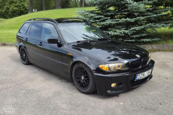 Black BMW 320 2002 in Kaunas, with an engine capacity of 2.00 L and mileage of 477 thousand km for 800 €, photo 3 on AUTOMOTO.COM.LV