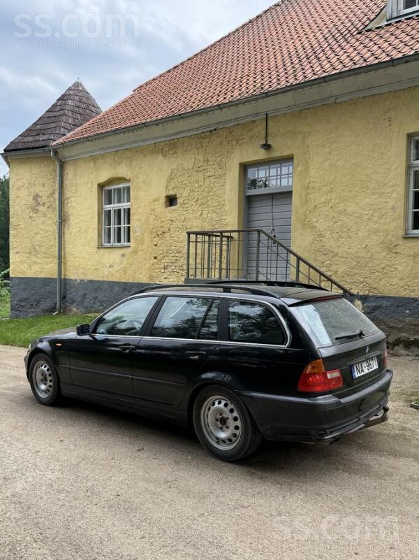 Black BMW 320 2002 in Kuldiga, with an engine capacity of 2.20 L and mileage of 338 thousand km for 1650 €, photo 2 on AUTOMOTO.COM.LV