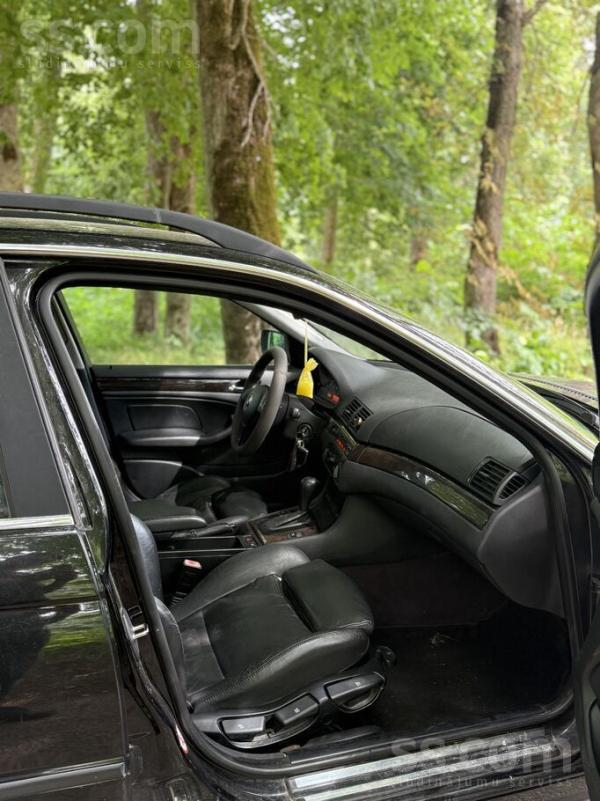 Black BMW 320 2002 in Kuldiga, with an engine capacity of 2.20 L and mileage of 338 thousand km for 1650 €, photo 5 on AUTOMOTO.COM.LV