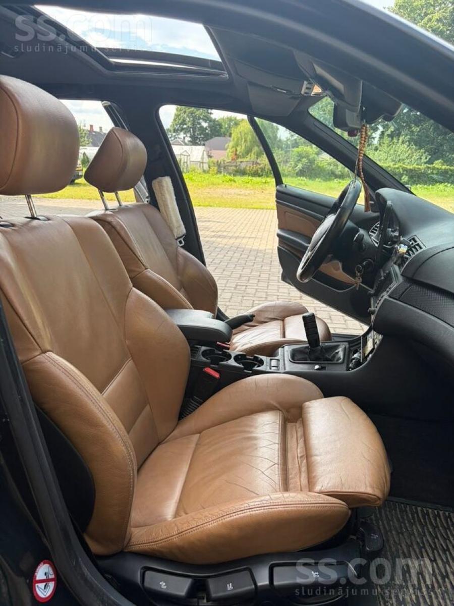 Black BMW 320 2002 in Jekabpils, with an engine capacity of 2.00 L and mileage of 354 thousand km for 3500 €, photo 6 on AUTOMOTO.COM.LV