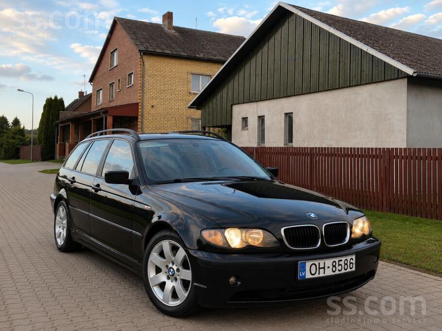 Черный БМВ 320 2002 в Тукумс, объемом двигателя 2.00 л и пробегом 394 тыс. км за 1000 €, фото 3 на AUTOMOTO.COM.LV