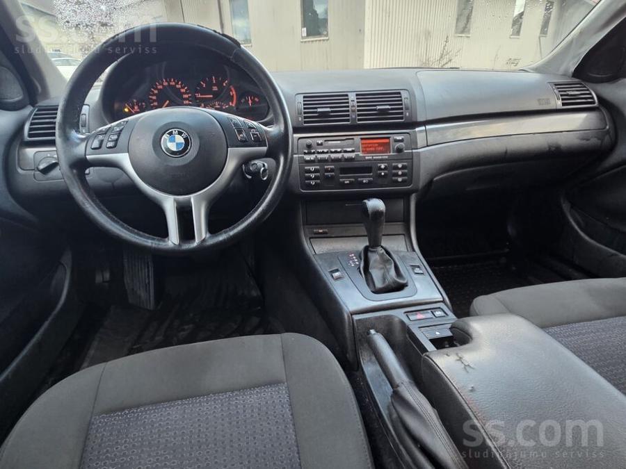 Черный БМВ 320 2002 в Тукумс, объемом двигателя 2.00 л и пробегом 394 тыс. км за 1000 €, фото 7 на AUTOMOTO.COM.LV
