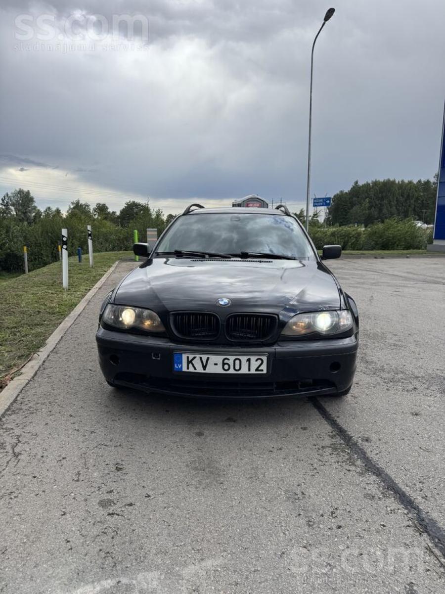 Черный БМВ 320 2002 в Елгава, объемом двигателя 2.00 л и пробегом 406 тыс. км за 1750 €, фото 1 на AUTOMOTO.COM.LV