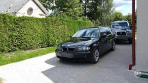 Black BMW 320 2002 in Rokiskis, with an engine capacity of 2.00 L and mileage of 384 thousand km for 2100 €, photo 5 on AUTOMOTO.COM.LV