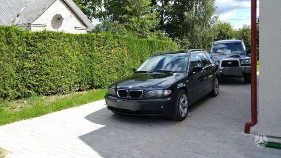 Black BMW 320 2002 in Rokiskis, with an engine capacity of 2.00 L and mileage of 384 thousand km for 2100 €, photo 5 on AUTOMOTO.COM.LV