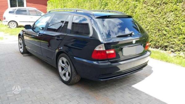 Black BMW 320 2002 in Rokiskis, with an engine capacity of 2.00 L and mileage of 384 thousand km for 2100 €, photo 5 on AUTOMOTO.COM.LV