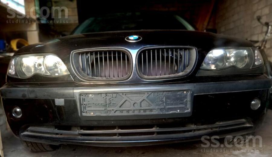 Melns BMW 320 2002 Liepāja, ar dzinēja tilpumu 2.00 L un nobraukumu 308 tūkst. km par 2200 €, foto 1 vietnē AUTOMOTO.COM.LV