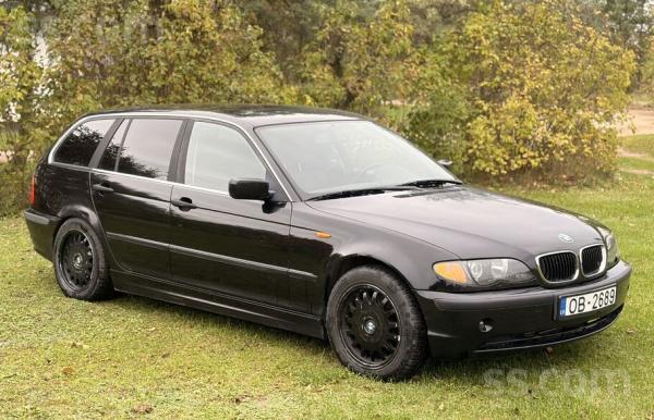 Black BMW 320 2002 in Madona, with an engine capacity of 2.00 L and mileage of 331 thousand km for 2250 €, photo 3 on AUTOMOTO.COM.LV