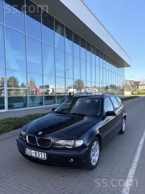Melns BMW 320 2002 Rēzekne, ar dzinēja tilpumu 2.00 L un nobraukumu 210 tūkst. km par 3200 €, foto  vietnē AUTOMOTO.COM.LV