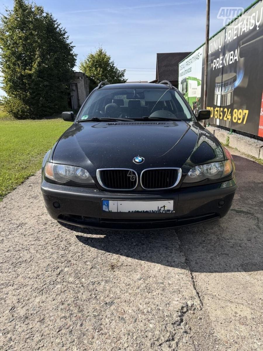 Melns BMW 320 2002 Kauņa, ar dzinēja tilpumu 2.00 L un nobraukumu 321 tūkst. km par 1300 €, foto 1 vietnē AUTOMOTO.COM.LV