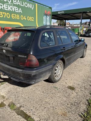 Melns BMW 320 2002 Kauņa, ar dzinēja tilpumu 2.00 L un nobraukumu 321 tūkst. km par 1300 €, foto 7 vietnē AUTOMOTO.COM.LV