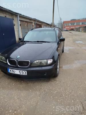 Melns BMW 320 2003 Jēkabpils, ar dzinēja tilpumu 2.20 L un nobraukumu 0 tūkst. km par 2250 €, foto  vietnē AUTOMOTO.COM.LV