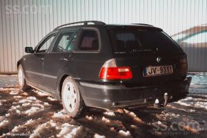 Black BMW 320 2003 in Riga, with an engine capacity of 2.00 L and mileage of 315 thousand km for 2490 €, photo 7 on AUTOMOTO.COM.LV
