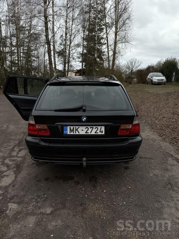 Black BMW 320 2003 in Riga, with an engine capacity of 2.00 L and mileage of 0 thousand km for 2700 €, photo 8 on AUTOMOTO.COM.LV