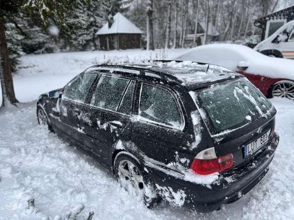 Black BMW 320 2003 in Kelme, with an engine capacity of 2.00 L and mileage of 330 thousand km for 1050 €, photo 5 on AUTOMOTO.COM.LV