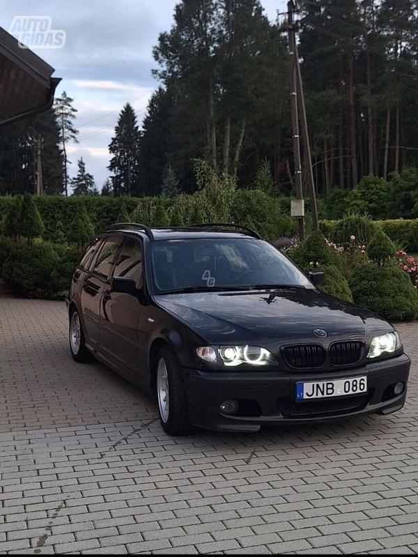 Black BMW 320 2003 in Klaipeda, with an engine capacity of 2.00 L and mileage of 332 thousand km for 2400 €, photo 1 on AUTOMOTO.COM.LV