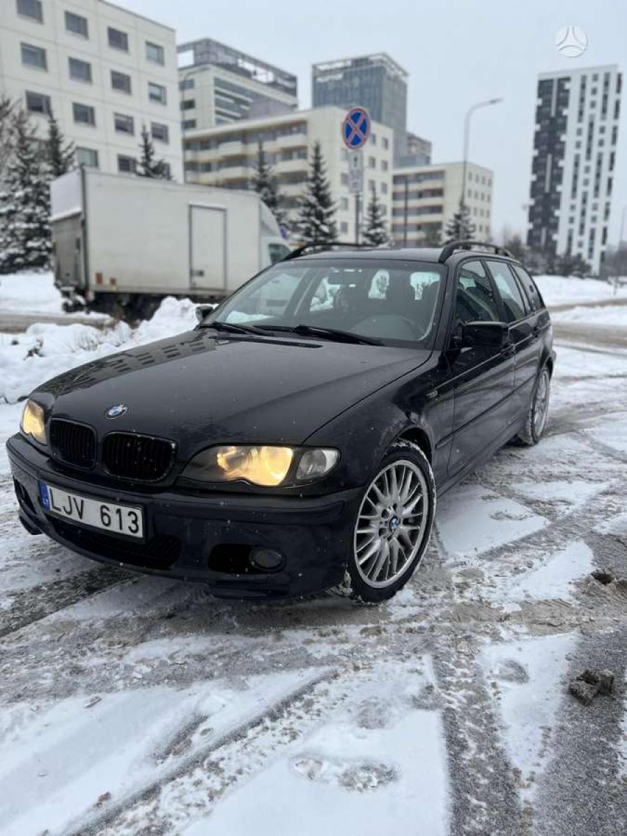 Melns BMW 320 2003 Viļņa, ar dzinēja tilpumu 2.00 L un nobraukumu 318 tūkst. km par 1499 €, foto 1 vietnē AUTOMOTO.COM.LV