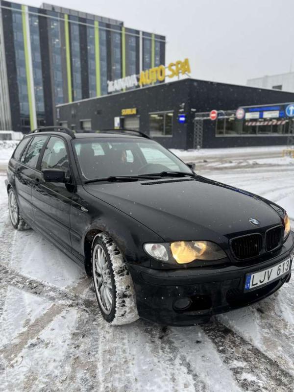 Melns BMW 320 2003 Viļņa, ar dzinēja tilpumu 2.00 L un nobraukumu 318 tūkst. km par 1499 €, foto 2 vietnē AUTOMOTO.COM.LV
