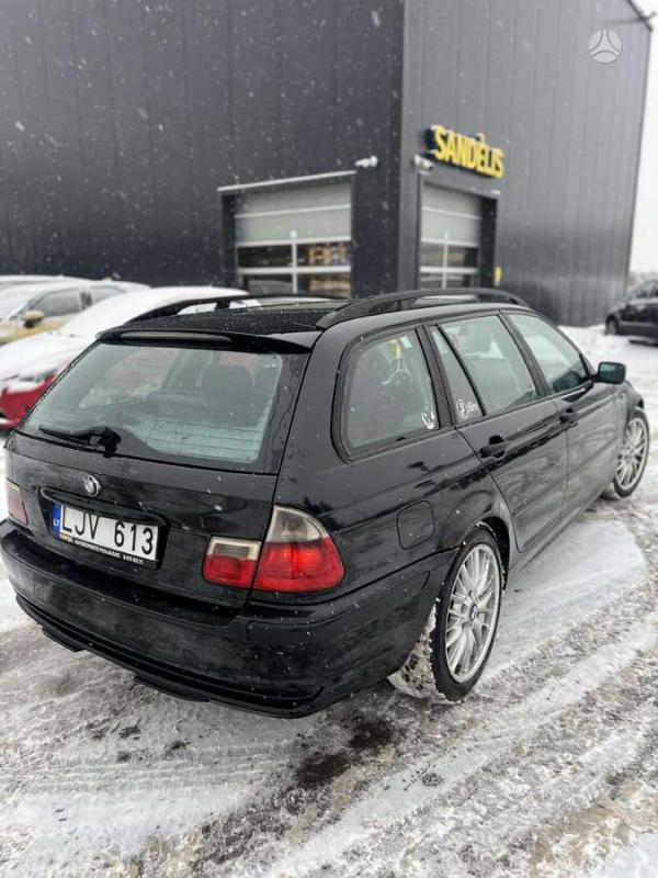 Melns BMW 320 2003 Viļņa, ar dzinēja tilpumu 2.00 L un nobraukumu 318 tūkst. km par 1499 €, foto 3 vietnē AUTOMOTO.COM.LV